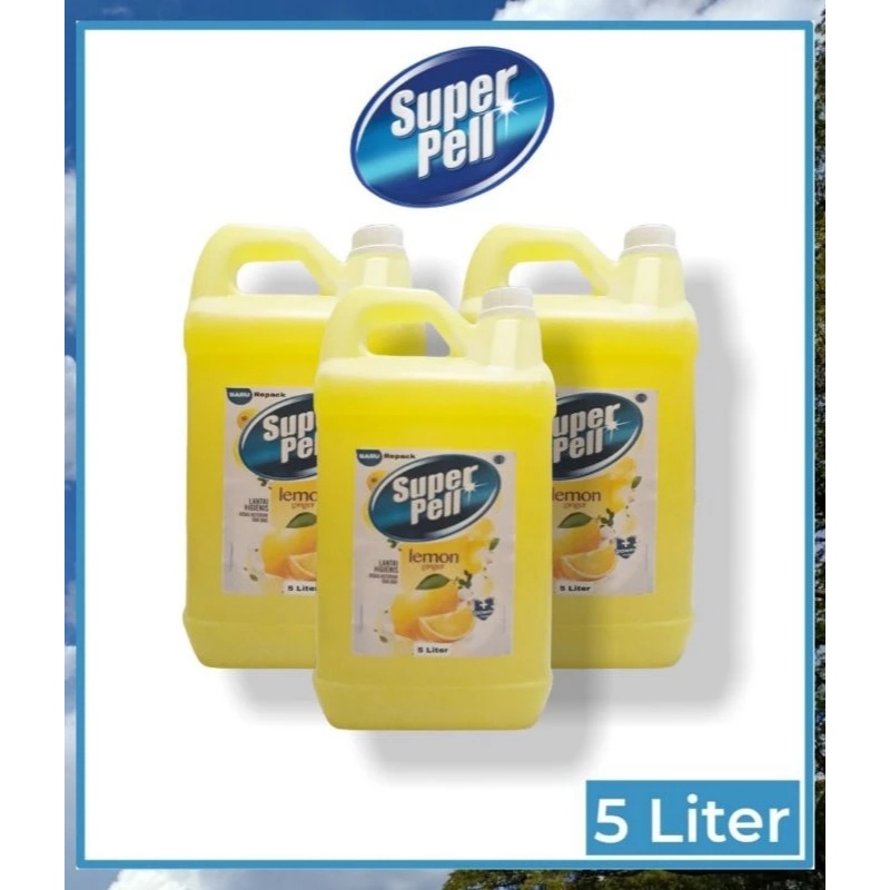 Jual Pembersih Lantai Super Pell 5 Liter | Shopee Indonesia