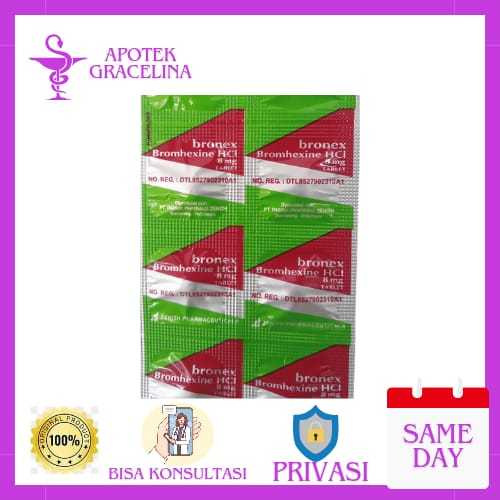 Jual Bronex Box 10 Strip bronek batuk | Shopee Indonesia