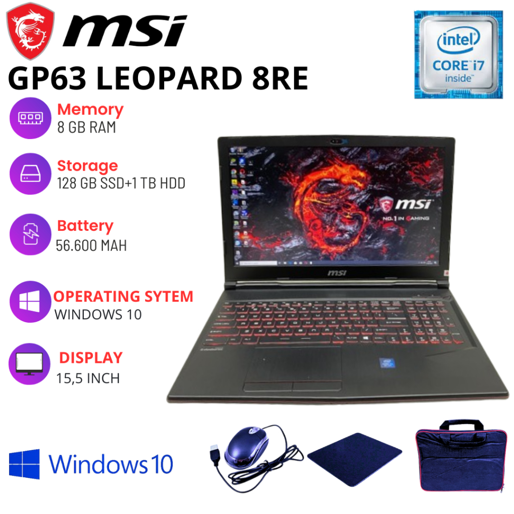 Jual LAPTOP GAMING MSI/ASUS ROG/ LENOVO LEGION LAPTOP SECOND BERGARANSI ...