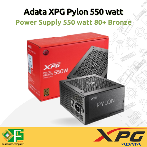 Jual PSU Adata XPG Pylon 550 Watt 80+ Bronze | Power Supply 550W ...