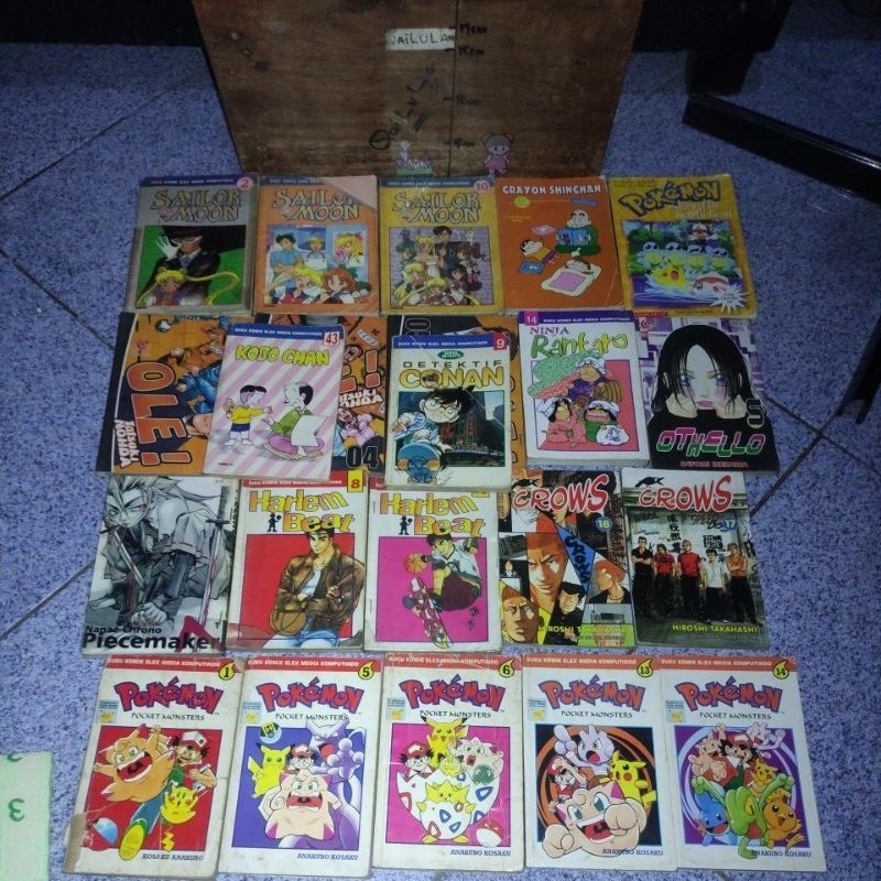 Jual 12-03-2024 Komik satuan Pokemon Detektif Conan Rantaro Sailormoon ...