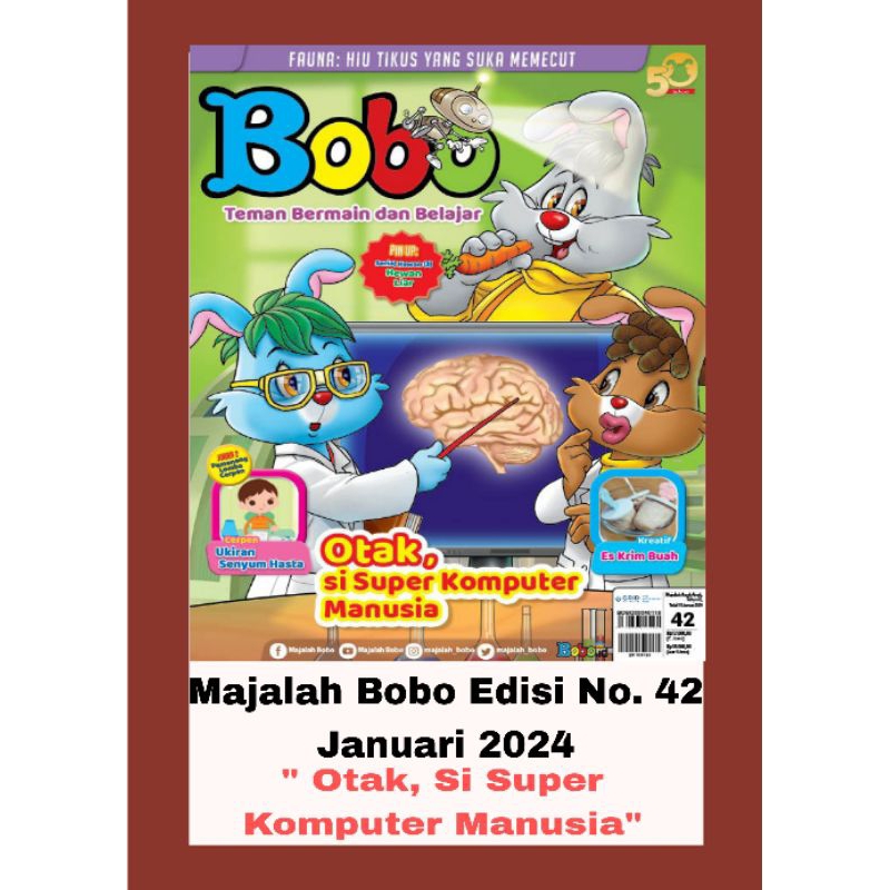 Jual Majalah Bobo Edisi No 42 Januari 2024 | Shopee Indonesia