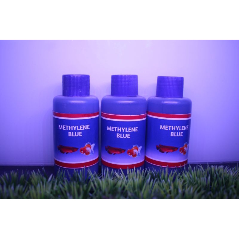 Jual methylene blue obat ikan / mytheline blue 100ml obat biru | Shopee Indonesia