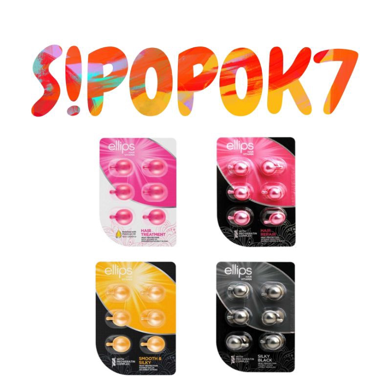 Jual ELIPS VITAMIN RAMBUT ISI 6 | Shopee Indonesia