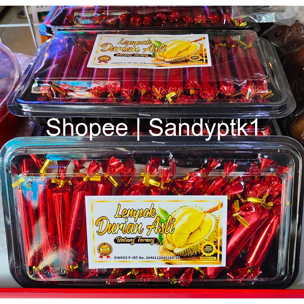 Jual Dodol Durian Lempok Duren Stick Mini TIGA 3 SAUDARA khas Batang ...
