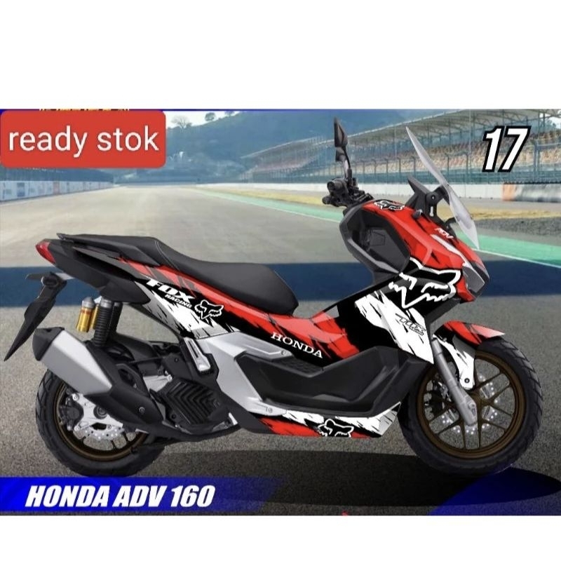 Jual Decal stiker variasi motor honda adv 160 new striping fullbody ...