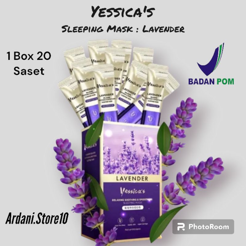 Jual Yessica's Lavender Sleeping Mask - Relaxing, Shooting & Smoothing ...