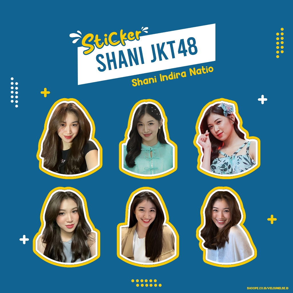 Jual [ ISI 6 ] Sticker Pack JKT48 Lucu Aesthetic High Quality | Shopee ...