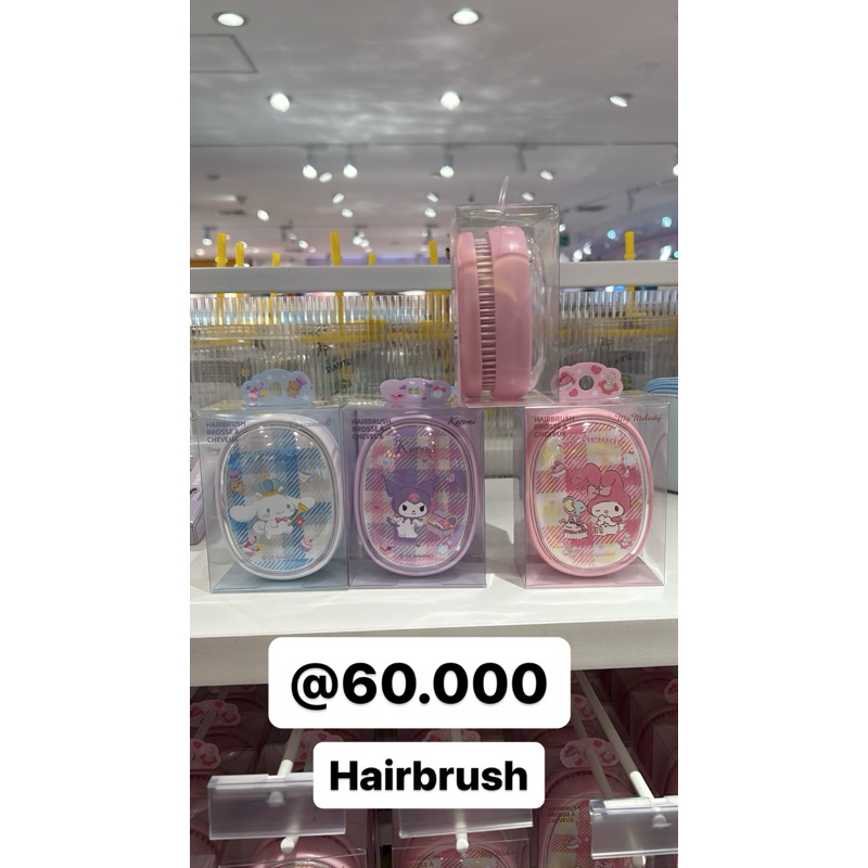 Jual Sisir Sanrio Miniso x Sanrio kuromi , My Melody , Cinnamoroll ...