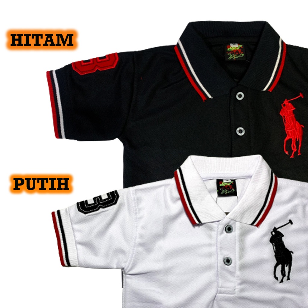 Jual Baju Polo anak Logo kuda / kaos kerah anak laki laki / atasan anak 1 - 12 tahun / kaos Polo ...