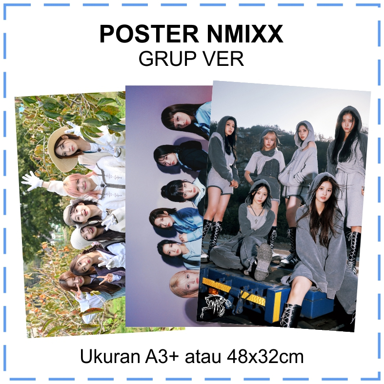 Jual POSTER NMIXX KPOP NMIX UKURAN A3+ | Shopee Indonesia