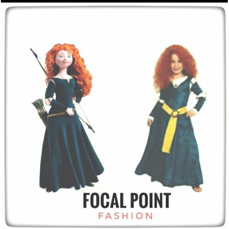 Jual kostum Merida brave anak Disney fairy tale princess Halloween book ...