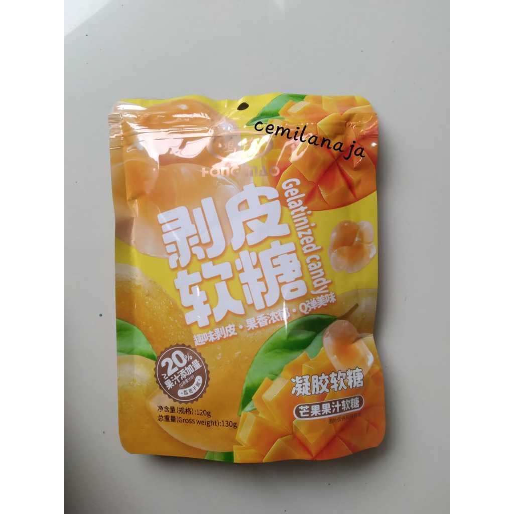 Jual PERMEN JELI RASA MANGGA HONG MAO 120 GRAM MAKANAN RINGAN CANDY ...