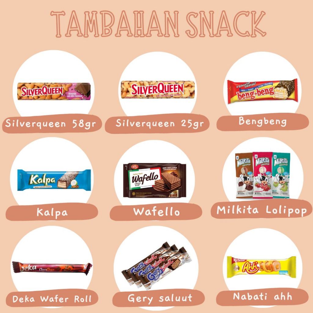 Jual Tambahan Snack Isian Hampers Gift box Mocchiato | Shopee Indonesia