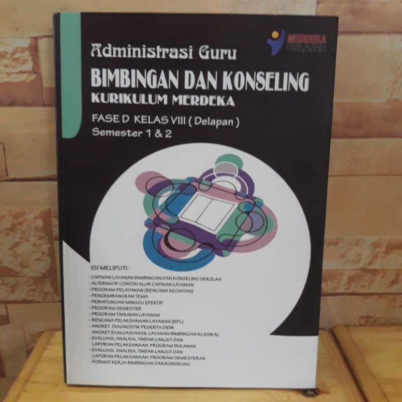 Jual BUKU ADMINISTRASI GURU BIMBINGAN DAN KONSELING ( BK) KURIKULUM MERDEKA SMP KLS 8 | Shopee ...