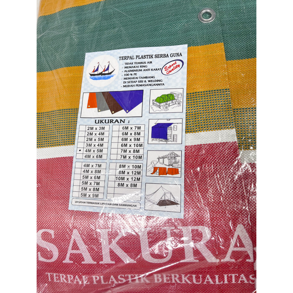 Jual Terpal Tenda Plastik Sakura ukuran besar | Shopee Indonesia