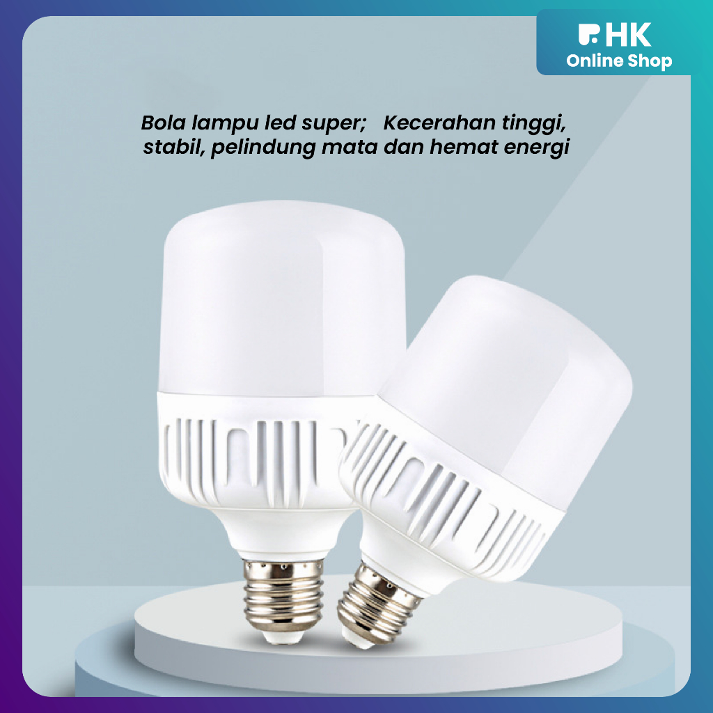 Jual HK-Lampu Led kamar Jumbo / Bohlam LED Kapsul 5w/10w/15w/20w/30w/50w lampu LED Hemat Energi ...