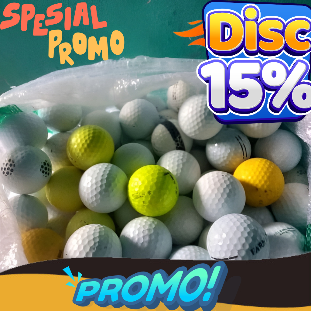 Jual BOLA GOLF DRIVING UNTUK PEMULA LATIHAN (DRIVING RANGE) ISI 50pcs ...