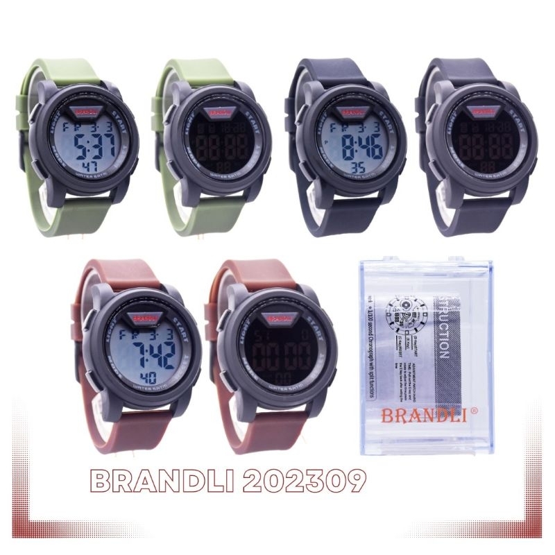 Jual Jam tangan pria BRANDLI 202309 Original Garansi resmi - Anti Air ...