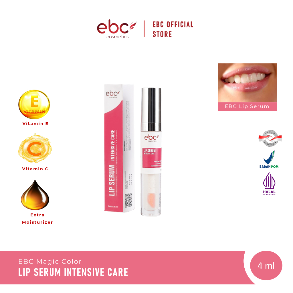 Jual EBC Magic Lip Serum Bibir Vitamin E Anti Penuaan Awet Muda ...