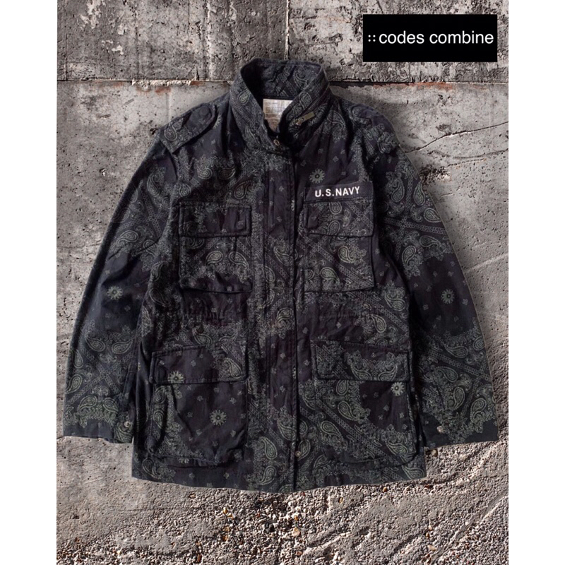 Jual Codes Combine M65 Paisley Jacket (Black) | Shopee Indonesia