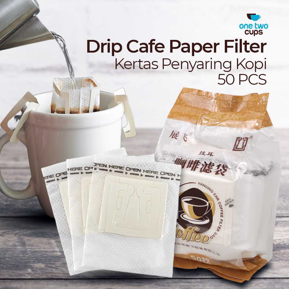 Jual Kertas Penyaring Kopi 50 PCS / Drip Cafe Paper Filter / Drip Bag ...