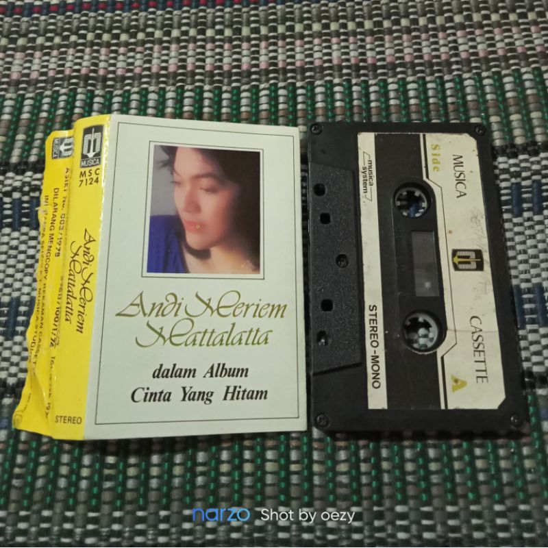 Jual Kaset pita Andi Meriem Mattalatta - cinta yang hitam | Shopee ...
