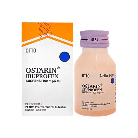 Jual OSTARIN SIRUP 60 ML IBUPROFEN NYERI RADANG TENGGOROKAN DAN DEMAM ...