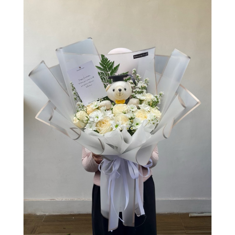 Jual (kode 40) Hand buket malang/bunga tangan malang/fresh flower/bunga ...