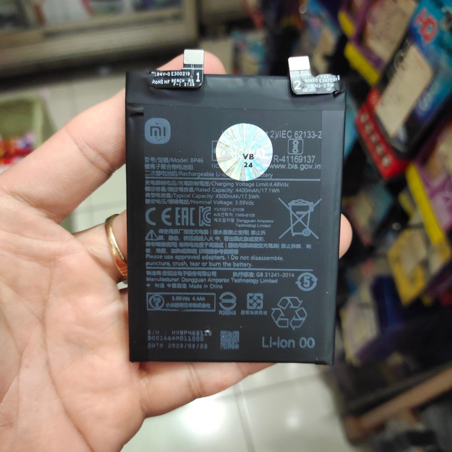 Jual BATERAI XIAOMI MI 12 / 12X / BP46 BATTERY BATT BATLE MANTAP ...