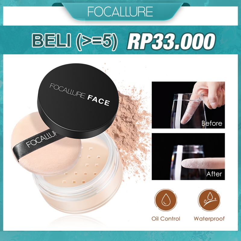 Jual FOCALLURE Oil Control Loose Powder - Long-Lasting Waterproof Loose ...