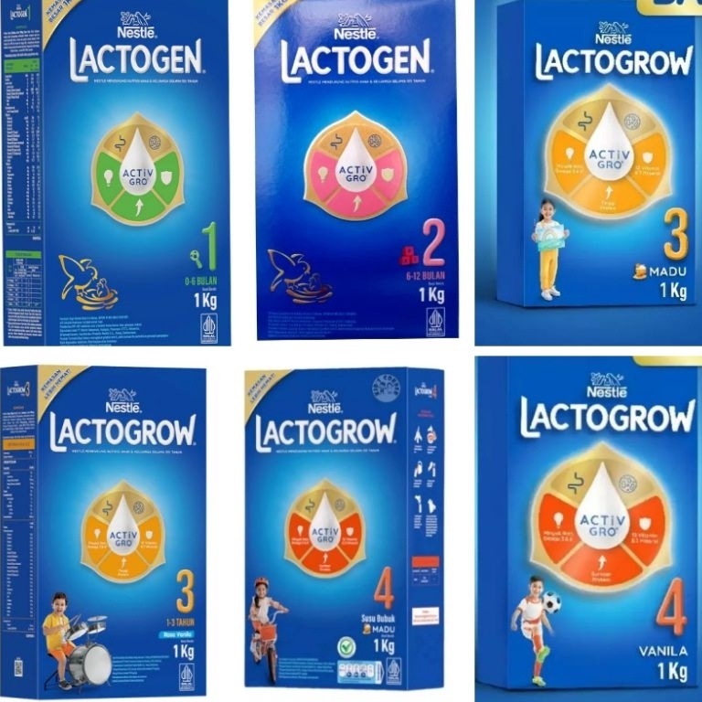 Jual ART X93X Lactogen tahap 1 atau tahap 2 serta Lactogrow 3 atau ...