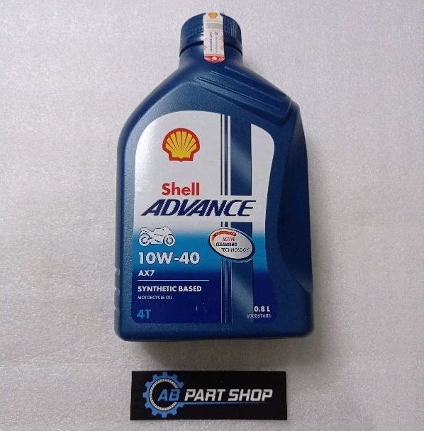 Jual Oli Shell Advance 4T AX7 10W-40 0.8L Original | Shopee Indonesia
