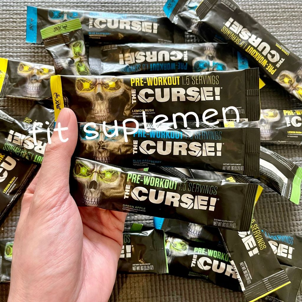 Jual THE CURSE SASHET SASET AN ECER SATUAN THECURSE PRE WORKOUT sachet ...
