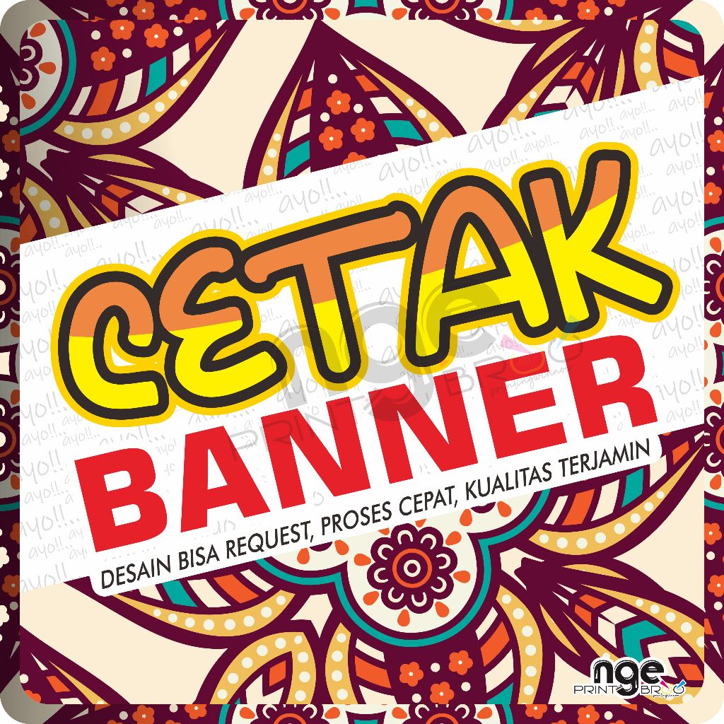 Jual CETAK MURAH SPANDUK / BANNER / BALIHO / BACKDROP / CEPAT / 1 HARI JADI / CUSTOM DESIGN ...