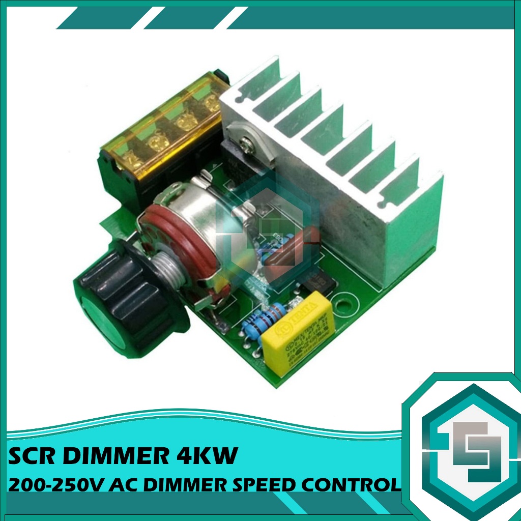 Jual DIMMER SPEED CONTROLLER SCR 220V AC 4000W MOTOR | Shopee Indonesia