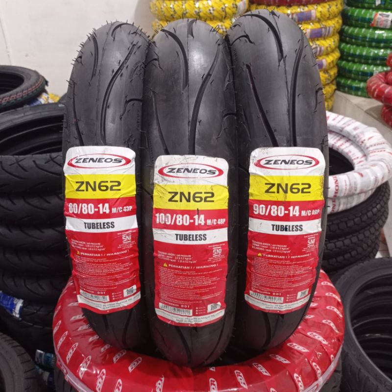 Jual BAN TUBLES ZENEOS 80/80-14, 90/80-14, 100/80-14 ORIGINAL 100% ...