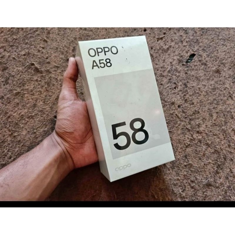 Jual Oppp A58 6/128 segel garansi resmi | Shopee Indonesia