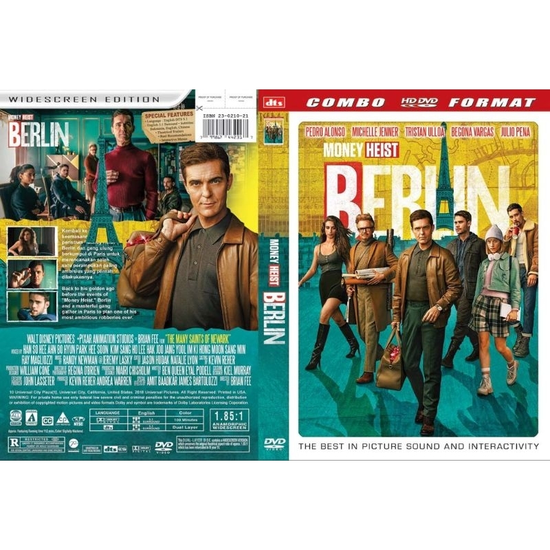 Jual dvd Money Heist Berlin 2024 {OD DTS R1} {Action, Crime} {Pedro Alonso, Michelle Jenner ...