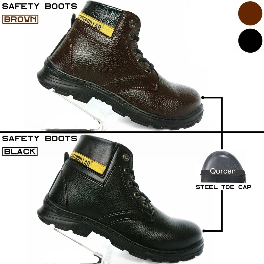 Jual Sepatu Boots Safety Pria Original Septi Ujung Besi sefty shoes ...