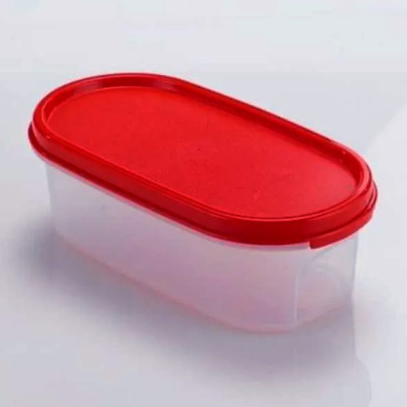 Jual Tupperware Modular Mates Oval 1 500ml Merah Putih atau Biru Putih ...