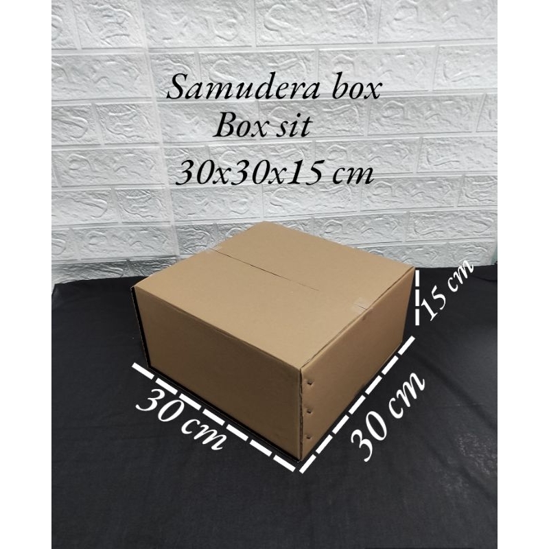 Jual kardus karton box uk 30x30x15 cm ST sheet singgle wall polos ...