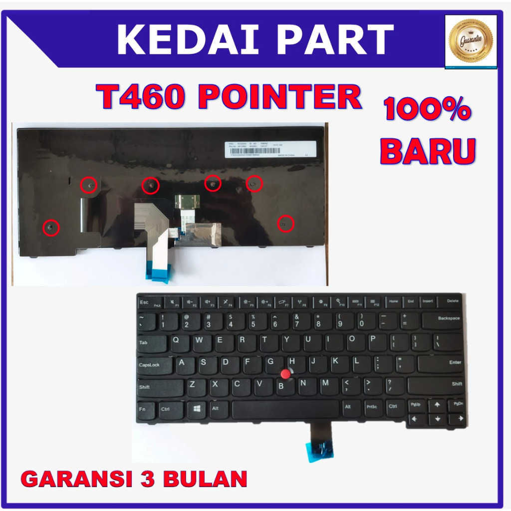 Jual Keyboard Lenovo Thinkpad T460 L460 L470 T431 T431S T440 T440P ...