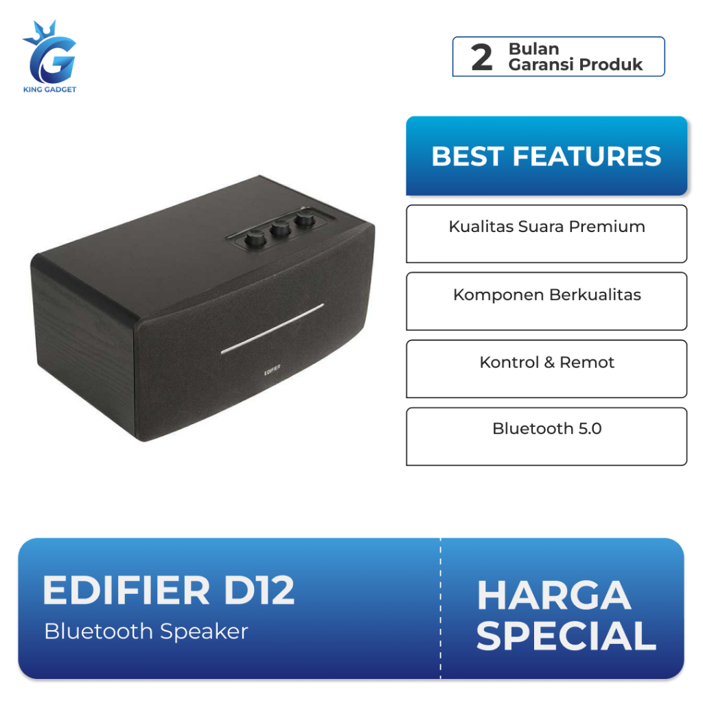Jual Edifier D12 Bluetooth Active Speaker | Shopee Indonesia