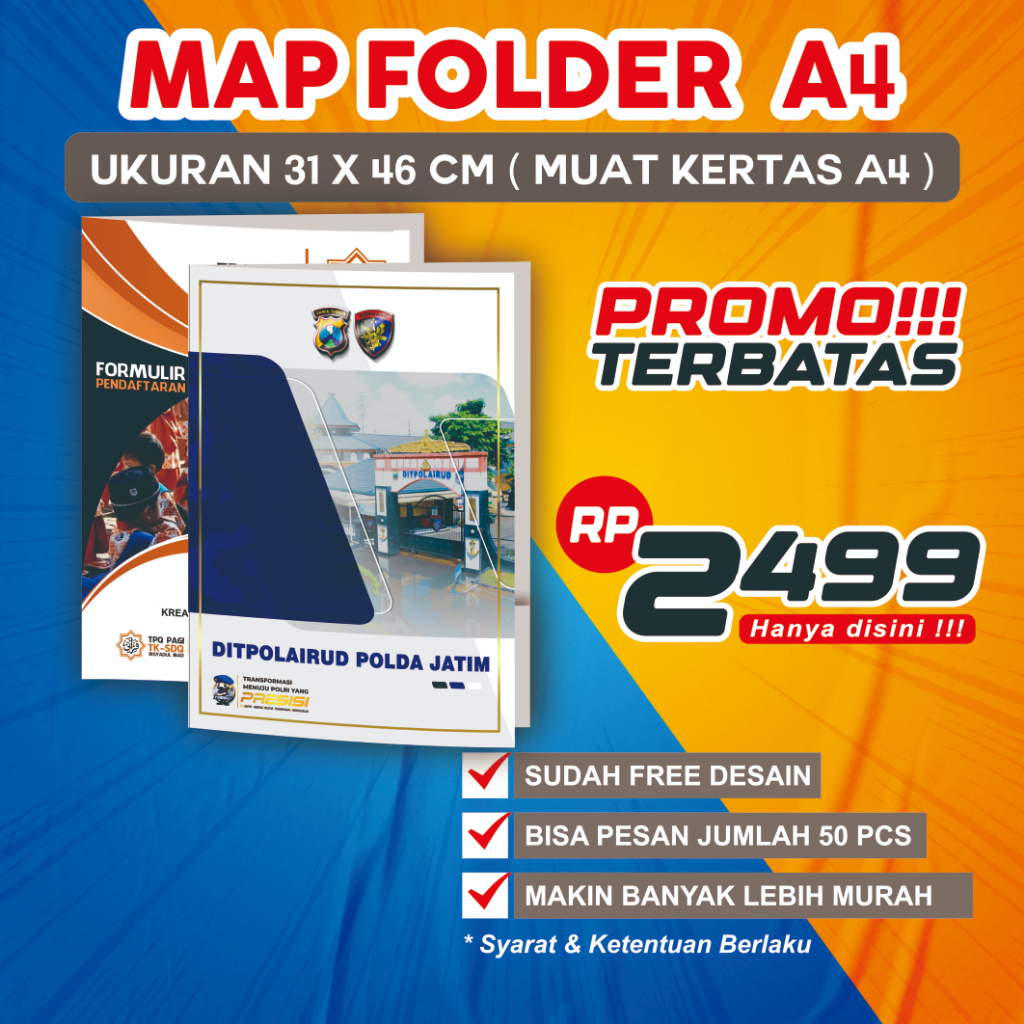 Jual Map Folder / Map Dinas / Map Sekolah / Map Kantor / Map Rekam ...