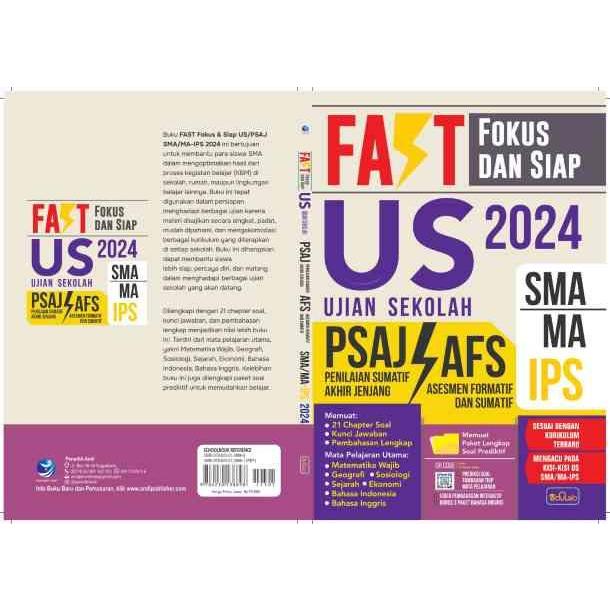 Jual FAST: Fokus dan Siap Ujian Sekolah IPS SMA/MA 2024/ORIG 100% | Shopee Indonesia