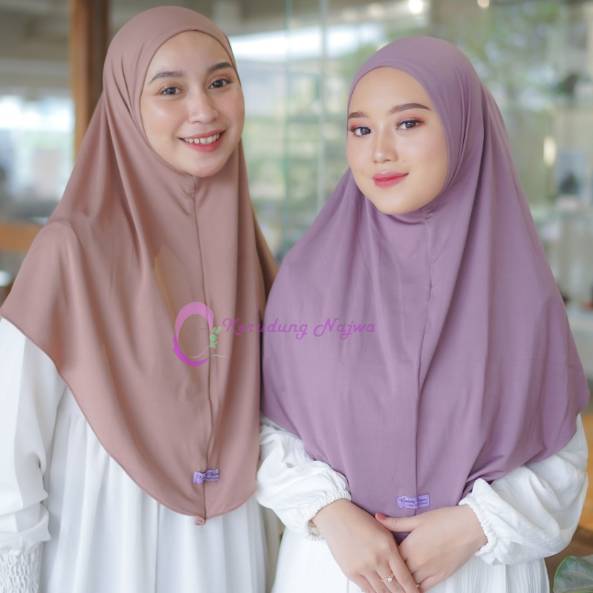 Jual Hijab Instan Bergo Cutting Oval Sofia Bahan Jersey Super Premium / Jilbab Instan Malay Non ...
