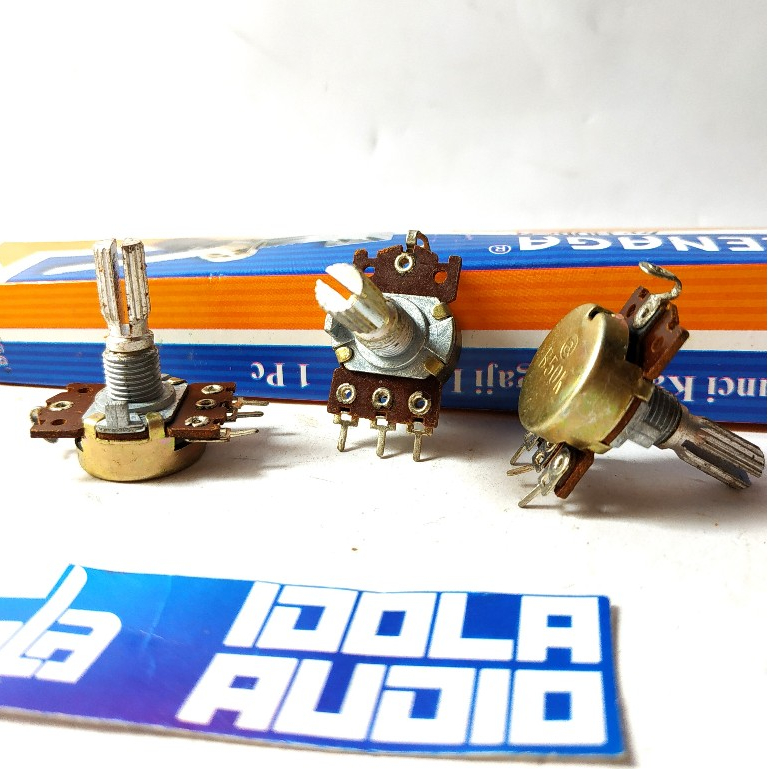Jual Potensio 50K Mono + CT | Potensiometer 50 K Mono CT | Shopee Indonesia