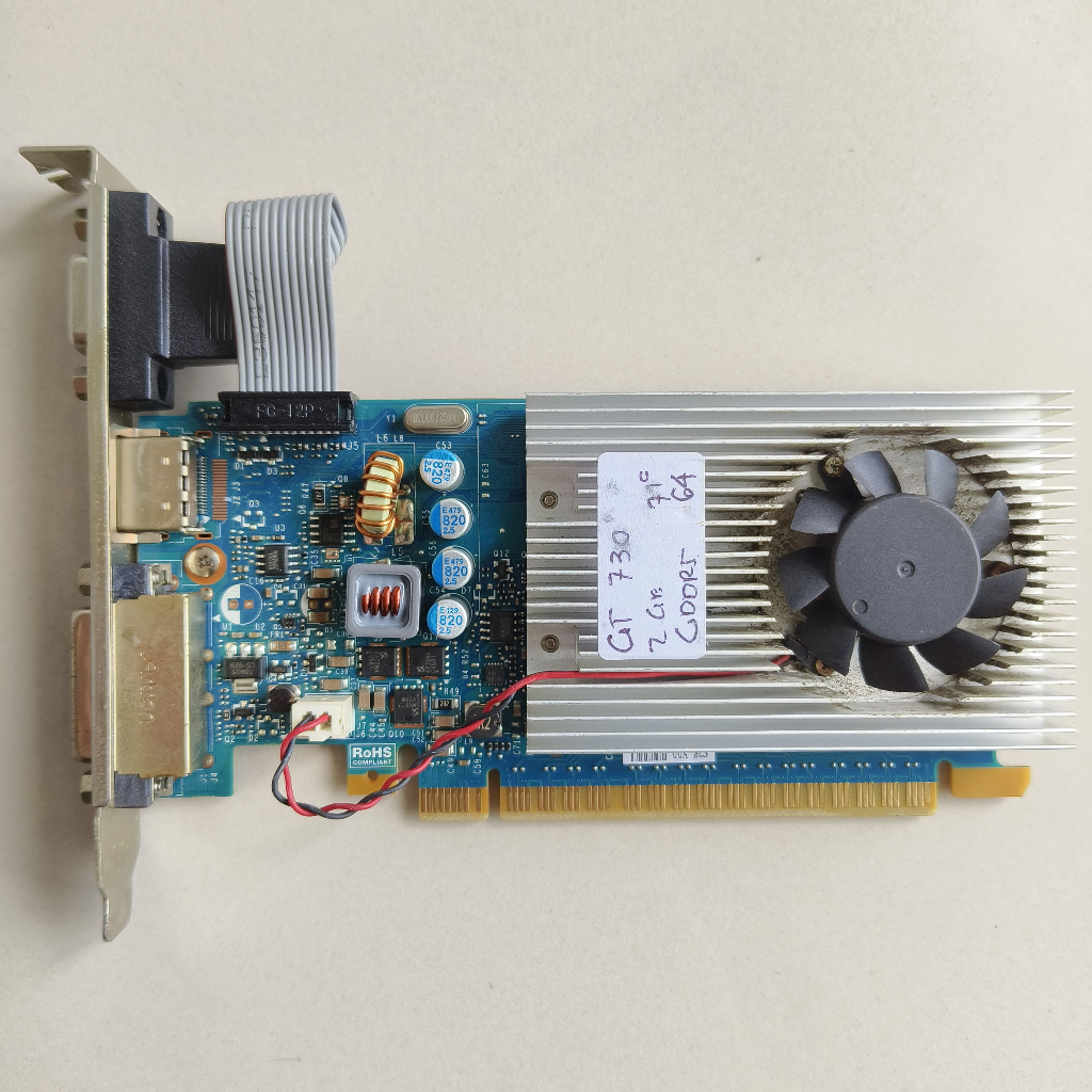 Jual VGA DELL GT 730 2GB 64BIT GDDR5 DX12 | Shopee Indonesia