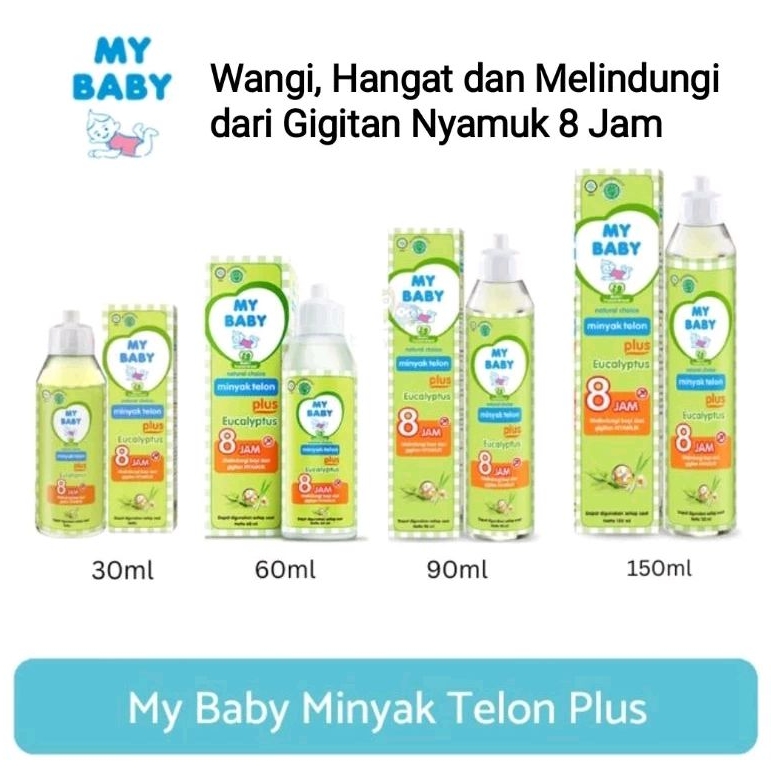 Jual Minyak Telon My baby 8 JAM Minyak Telon anti gigitan Nyamuk ...
